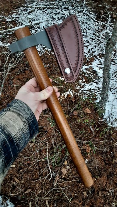 Hand forged tomahawk