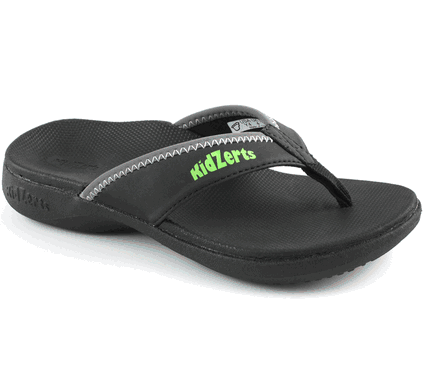 KidZerts Children's Arch Support Flip Flop Sandal, Klute