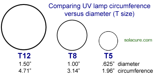 T12 vs. T8 vs. T5