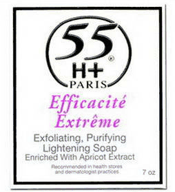 55H + Efficacite Extreme Exfoliating Soap 7oz