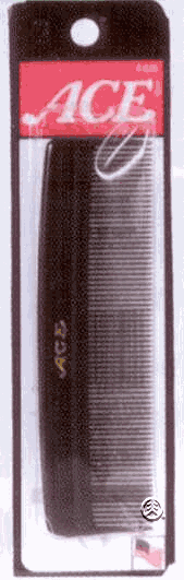 Ace Comb Fine Tooth Comb heavy duty construction for fine to medium hair