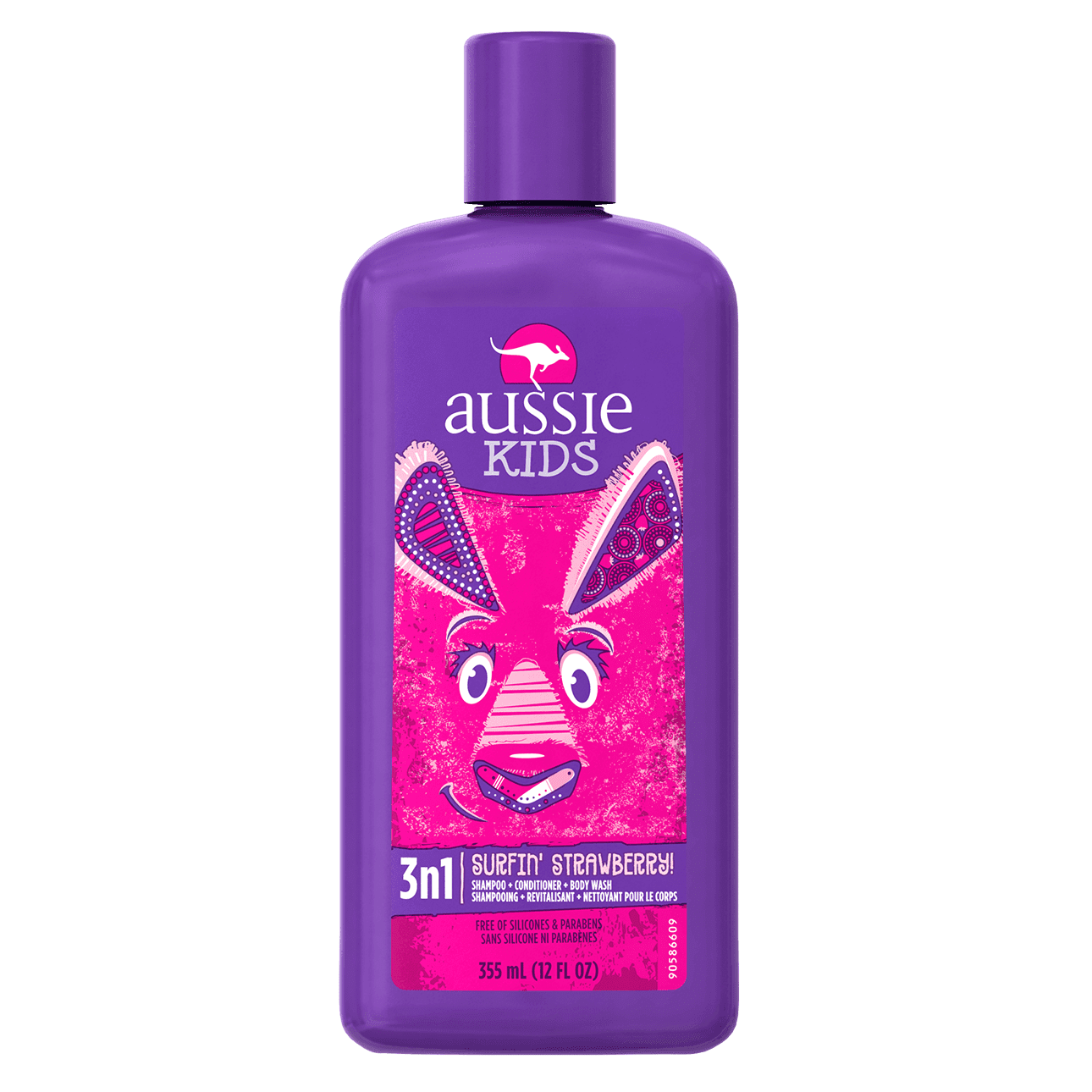 aussie Kid 2N1 Strawberry Shampoo 12oz
