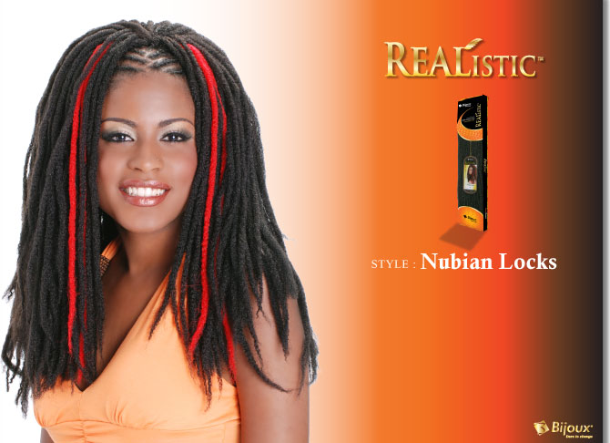 Bijoux Realistic Synthetic Braid Nubian Locks