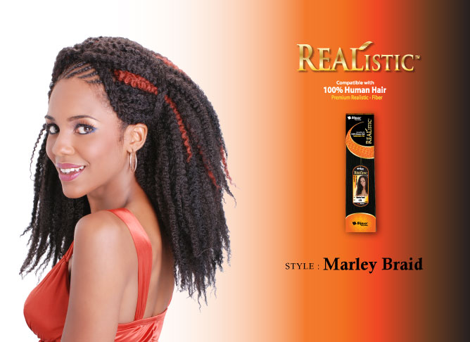 Bijoux Realistic Synthetic Hair Marley Braid