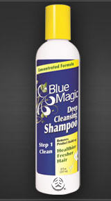 Blue Magic Deep Cleansing Shampoo STEP1 CLEAN Removes Build Up 8oz