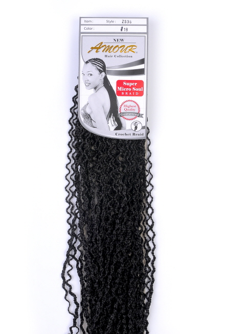 Chade Amour Synthetic Super Micro Soul Braid (Crochet Braid)