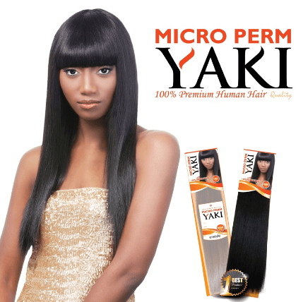 Enstyle 100% Premium Human Hair Micro Perm Yaki Weave
