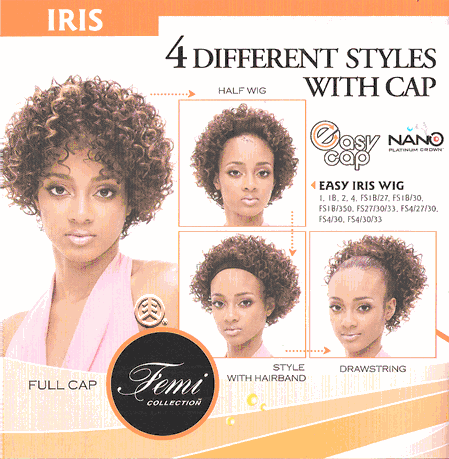 Femi Collection Nano Platinum Crown Easy Cap Wig Iris