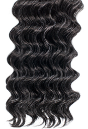 Foxy Silver 100% Human Hair Deep Wave Weave 12 Inch