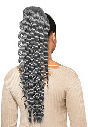 Foxy Silver (Easy Wrap Pony 2) - Heat Resistant Fiber Ponytail