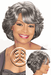 Foxy Silver Synthetic Wig Cece