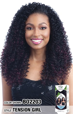 FreeTress Equal Drawstring FullCap Half Wig - TENSION GIRL