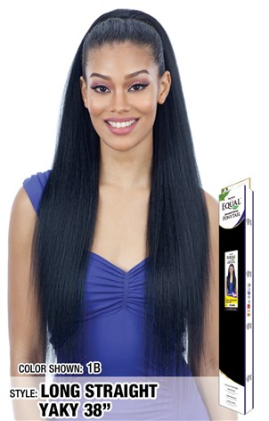 Freetress Equal Synthetic Drawstring Ponytail Long Straight Yaky 38 ...