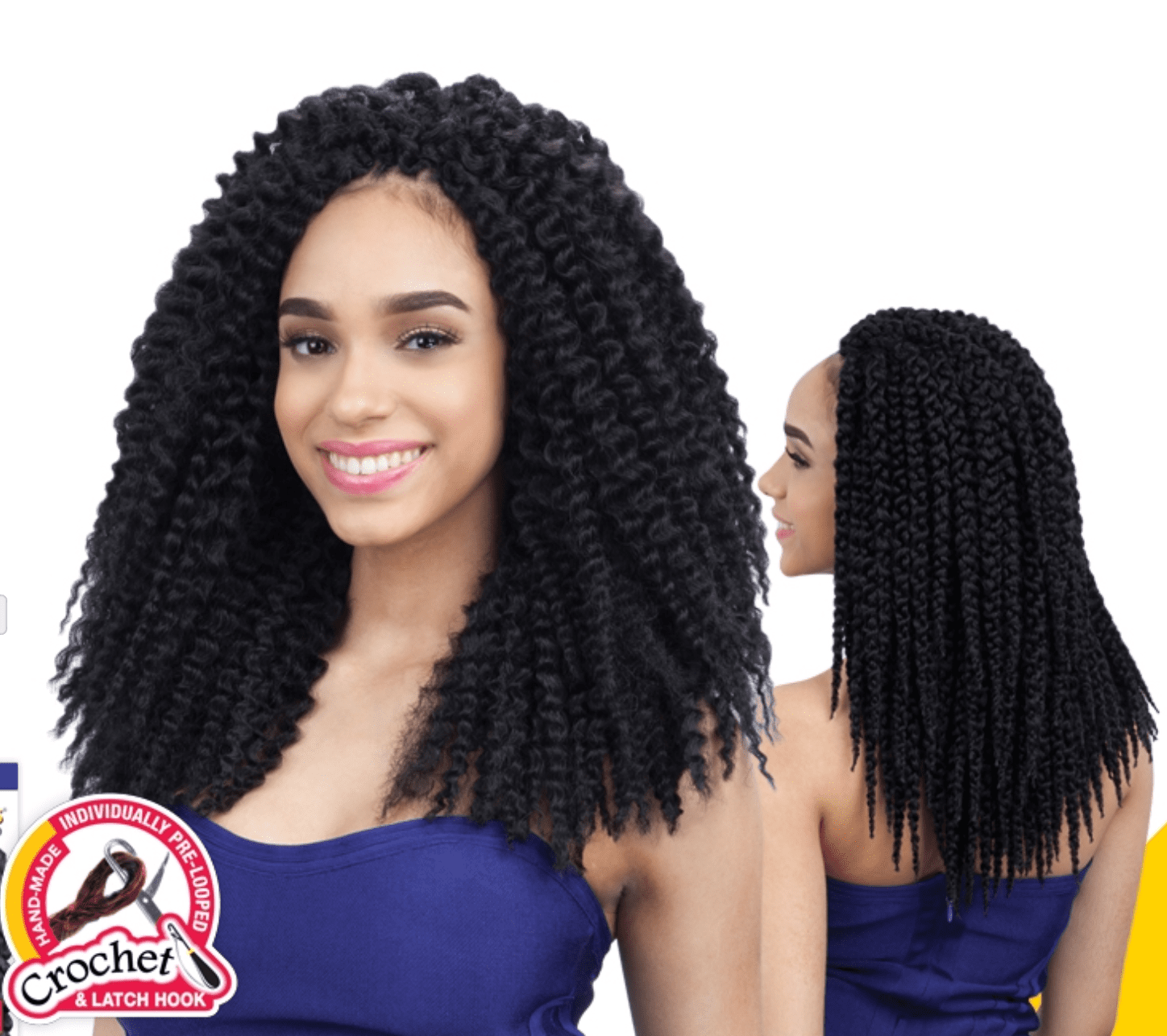 FreeTress Synthetic Hair Crochet Braid Pixel Braid 12"