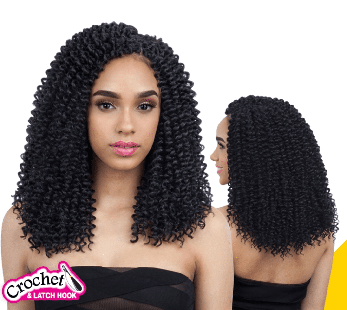 Freetress Synthetic Jazz Water Braid 12" (Crochet & Latch Hook)