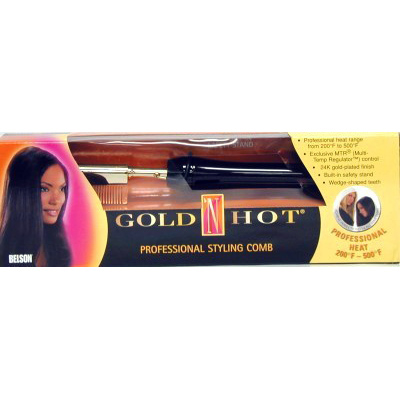 Gold N Hot Pressing Comb GH299