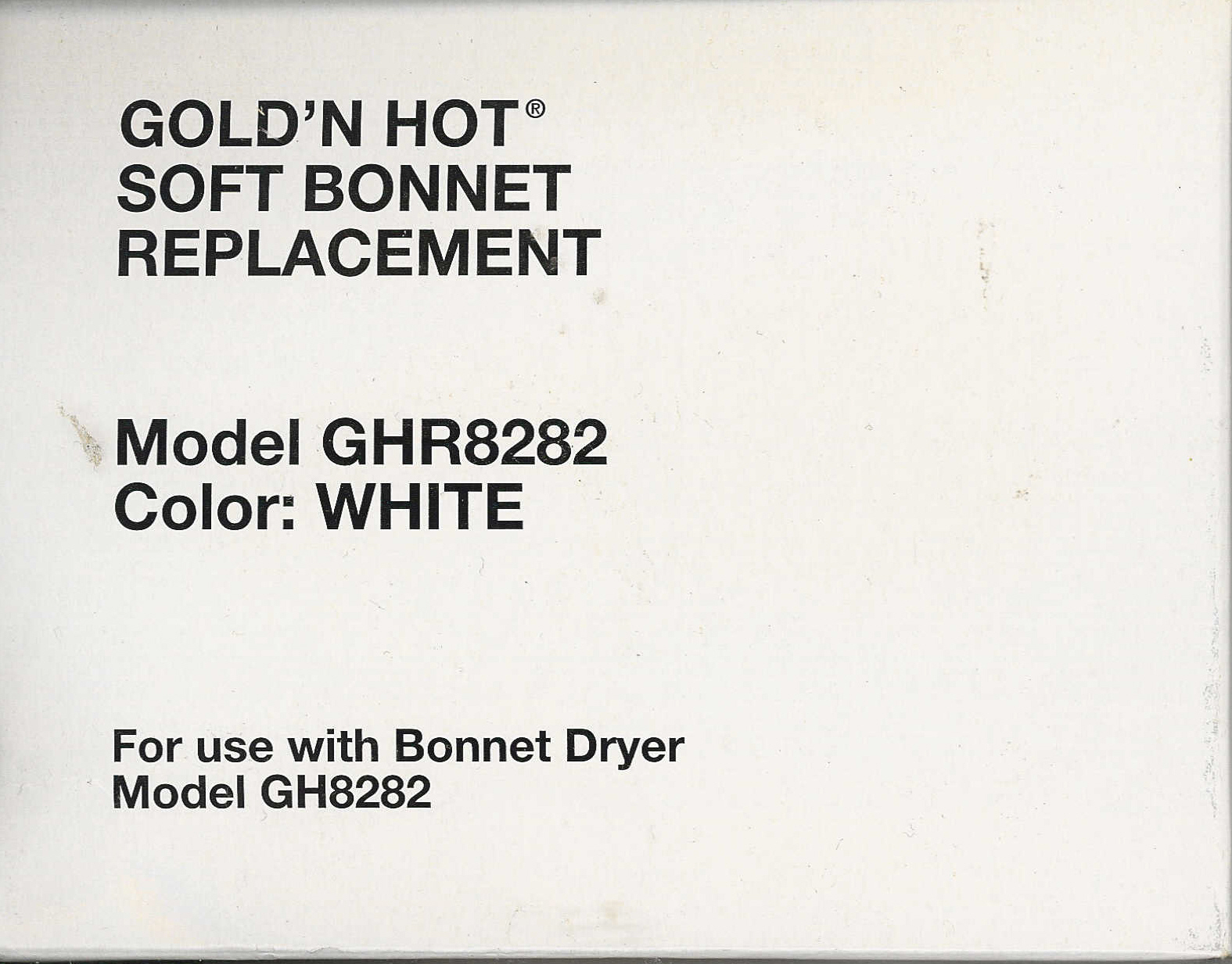Gold N Hot Soft Bonnet Dryer (Bonnet Replacement)