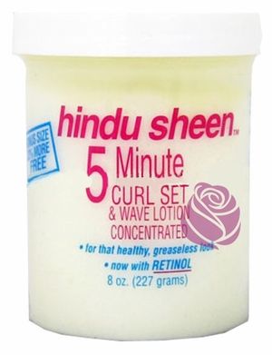 Hindu Sheen 5 Minute Curl Set 8oz Concentrated JAR