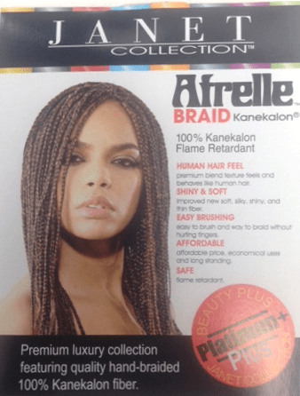 Janet Collection 100% Kanekalon Flame Retardant Hair Afrelle Braid