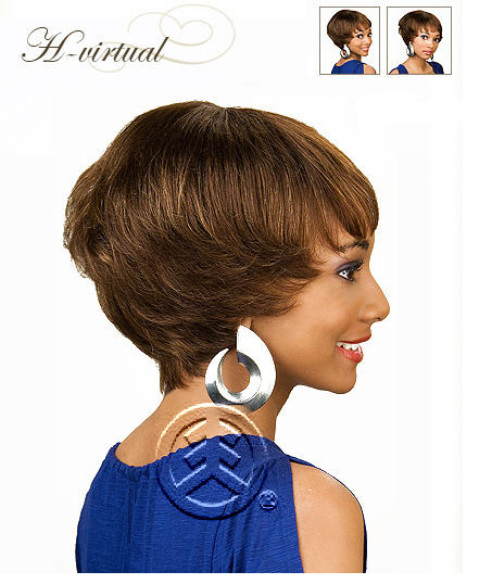 Junee Fashion Manhatten Style Human Hair Wig Virtual