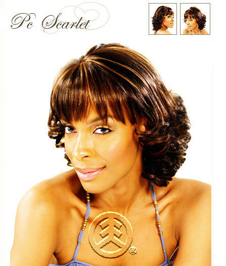 Junee PC Princess Manhattan Style Ez-On Cap Wig Scarlet