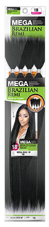 Mane Concept MEGA Brazilian Remi Human Hair StyleMix Yaky Bulk 18"