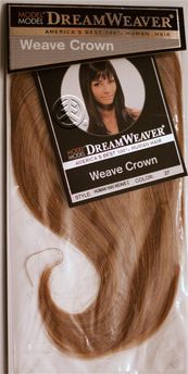 Model Model Dream Weaver 100% Human Hair Yaky Weave Crown Closure - 100% Human Hair 8"
