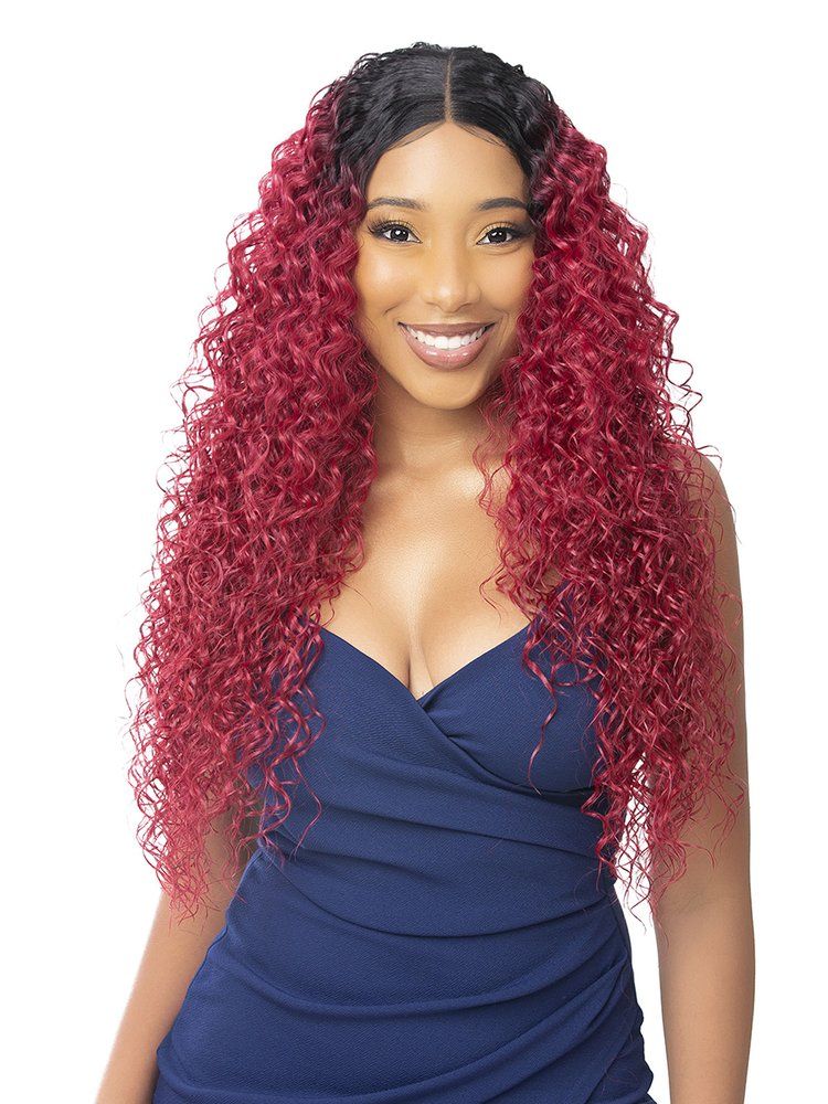 Nutique Illuze HH Human Hair Premium Mix Lace Beach Curl 26"