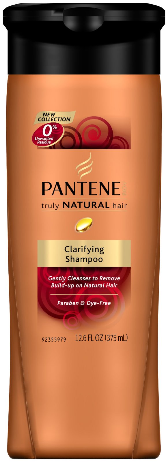 Pantene Truly Natural Hair Clarifying Shampoo 12.6oz