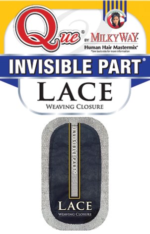 QUE by MilkyWay Invisible Part Lace Weaving Closure Loose Deep 10"