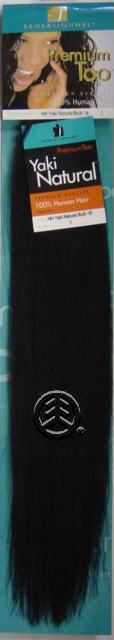 Sensationnel Premium Too Human Hair Yaky Natural Bulk 18"