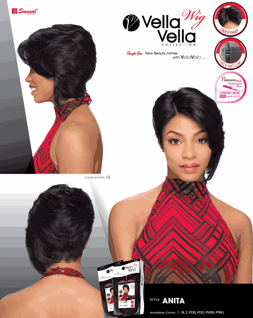 Sensual Vella Vella Collection Premium Synthetic Wig Anita