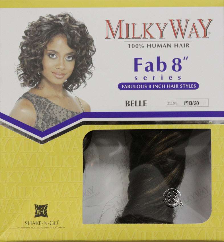 Shake N Go Milky Way 100% Human Hair Fab 8 Series Belle Hair Weave