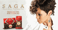 Shake N Go Saga Gold Remy Hair Extension / Weave 3PCS