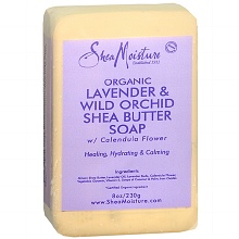 Shea Moisture Organic Bar Soap Lavender & Wild Orchid 8oz
