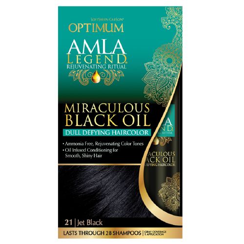 Soft Sheen Carson OPTIMUM AMLA Legend Miraculous Black Oil Hair Color ...