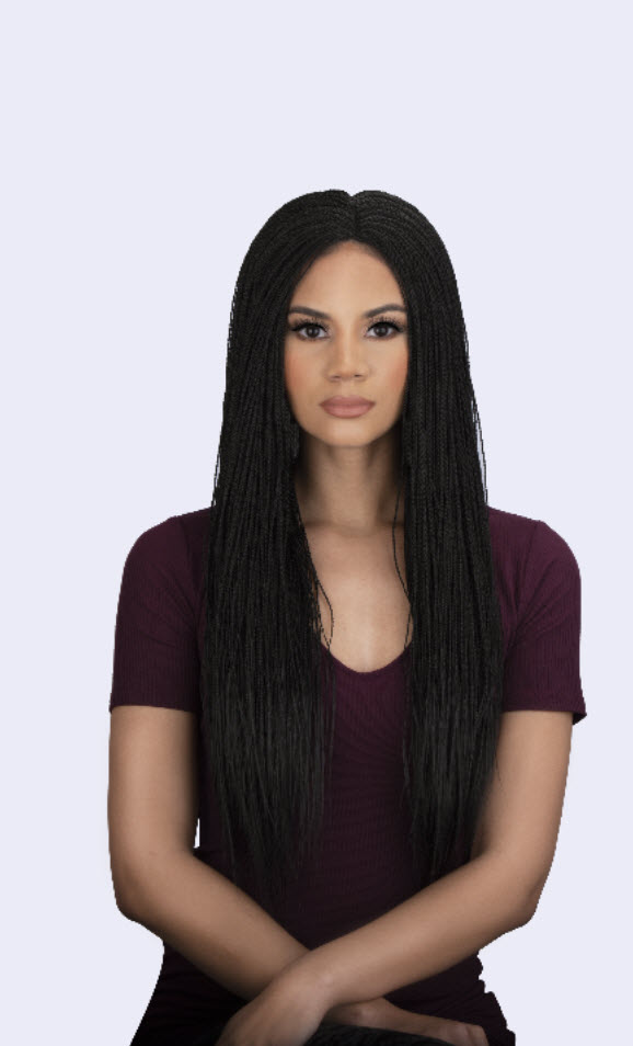 Urban Beauty Queen B Braid Lace Wig 4X4 Swiss Lace Senegal Twist QLW103