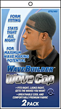 Wavebuilder Classic Black WaveCap 2pc 653