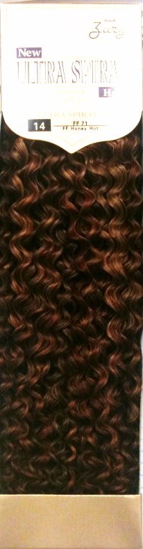 Zury Ultra Spiral 100% Human Hair Weave 10" 12" 14"
