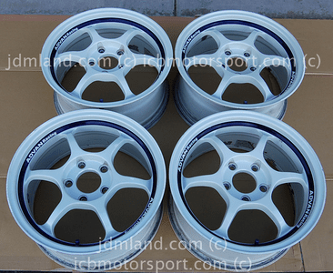 Advan RG I Pearl White 16" 5X114.3 +45 Offset Sold!