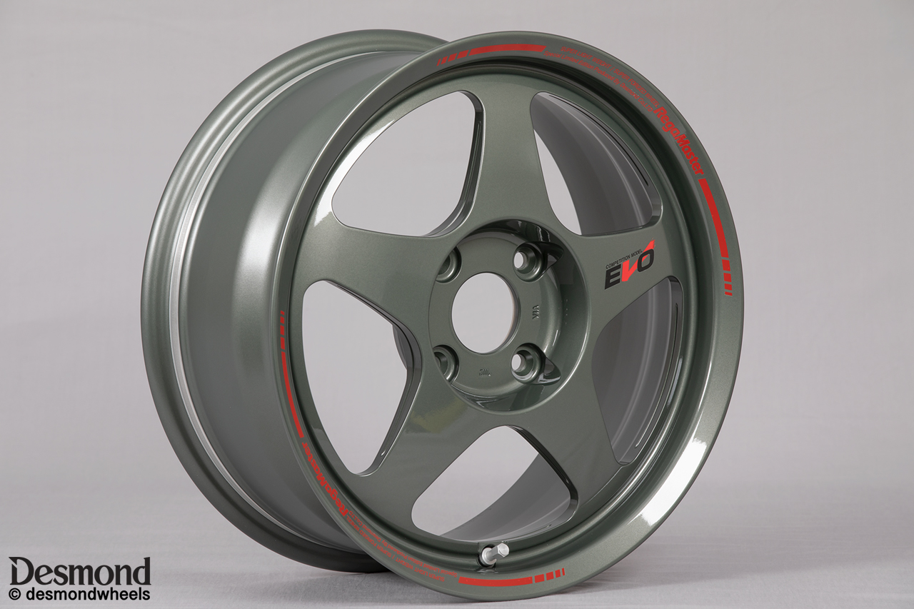 Desmond Regamaster EVO II 16X7 4X100 +38 Offset Gloss New Almighty Grey ...