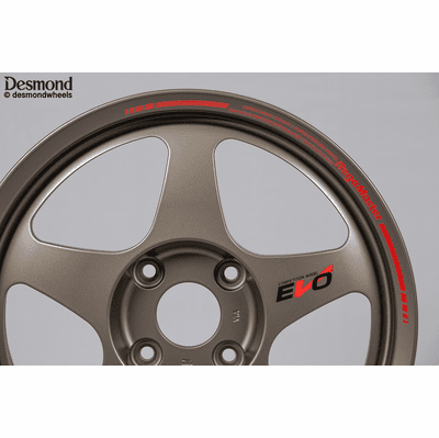 Desmond Regamaster EVO II 16X7 4X100 +38 Offset Satin Bronze Pre-Order
