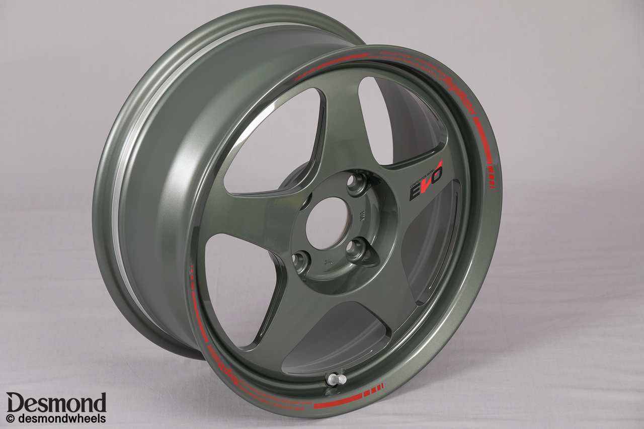 Desmond Regamaster EVO II 16X8 4X100 +35 Offset Gloss New Almighty Grey ...