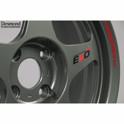 Desmond Regamaster EVO II 16X8 4X100 +35 Offset Gloss New Almighty Grey Pre-Order