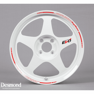 Desmond Regamaster EVO II 16X8 4X100 +35 Offset Gloss White Pre-Order