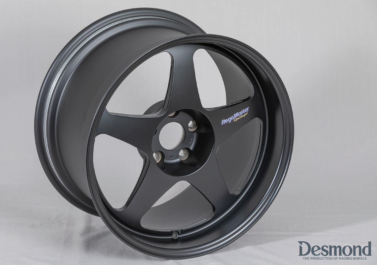 Desmond Regamaster EVO II 18X10 5X120 +50 Offset Satin Black Civic Type ...
