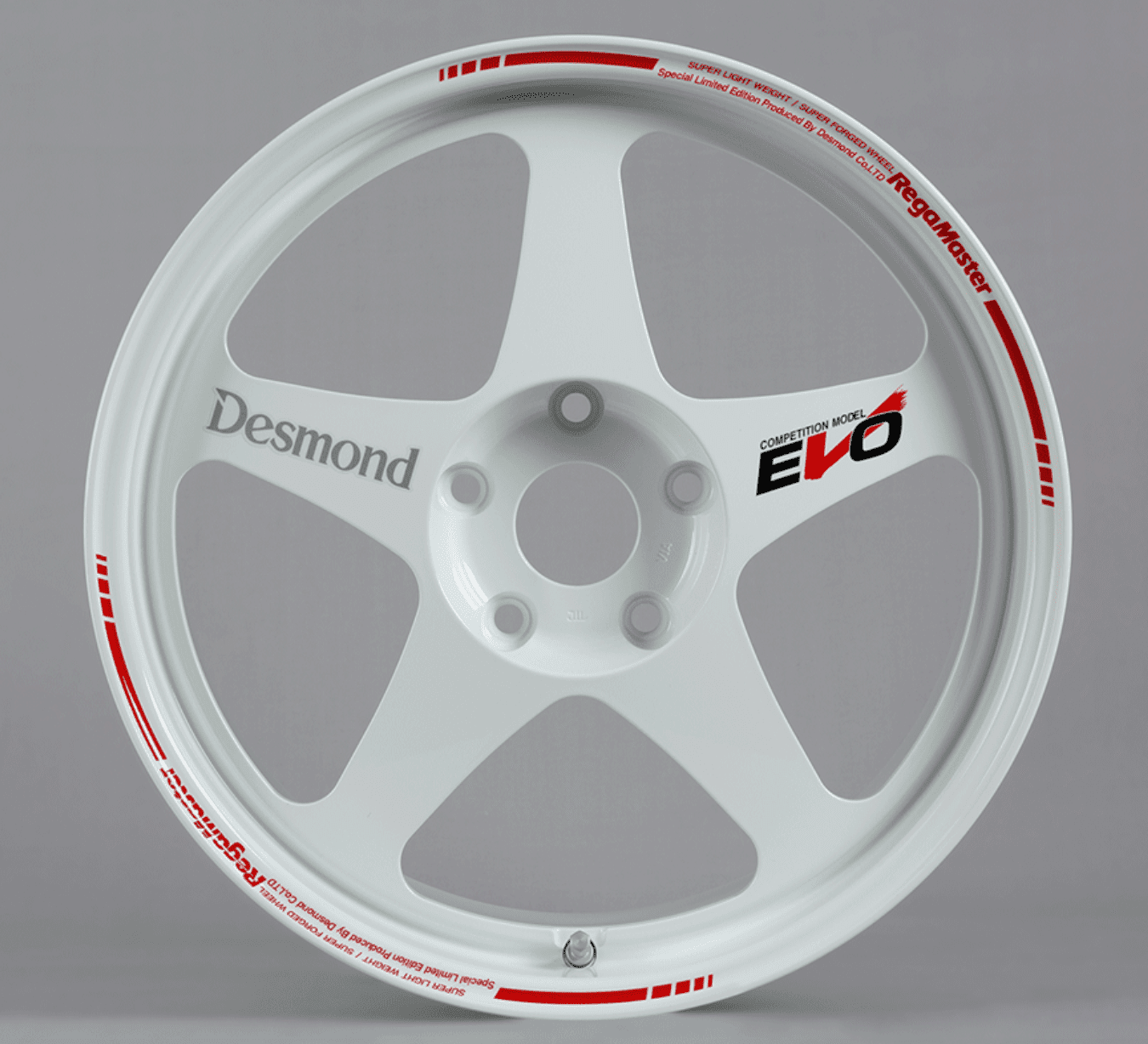 Desmond Regamaster EVO II 18X10.5 5X114.3 +15 Offset White Nissan Skyline R32 R33 R34