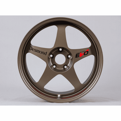 Desmond Regamaster EVO II 18X9.5 5X120 +45 Offset Satin Bronze Civic ...