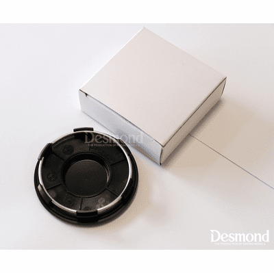 Desmond Regamaster EVO II Flat Center Caps Set of 4 - Anodized Black ...