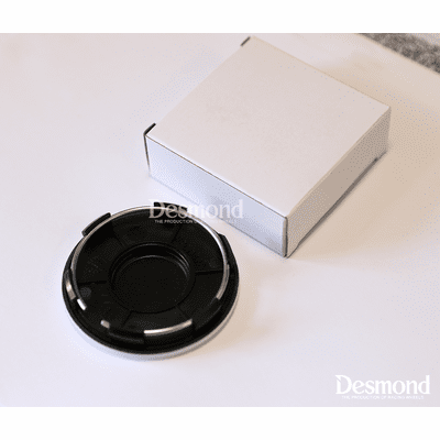 Desmond Regamaster EVO II Flat Center Caps Set of 4 - Gloss White - Pre ...